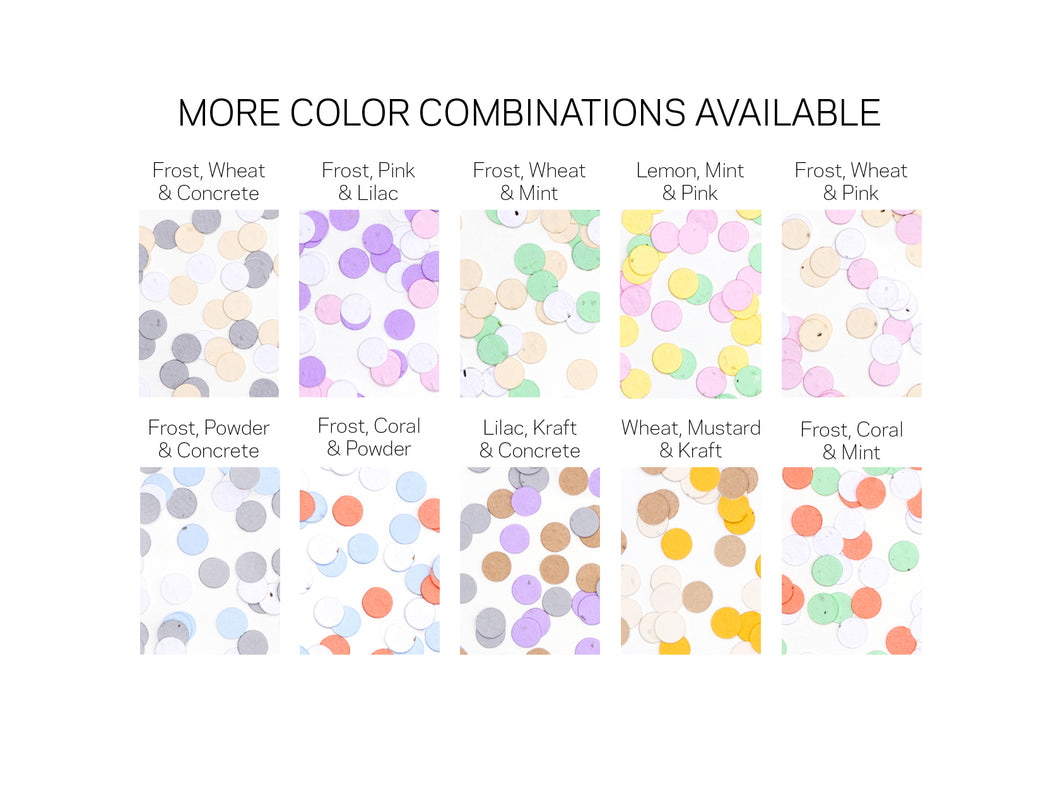 SOLID WILDFLOWER SEED CONFETTI - SMALL – Studio 82°